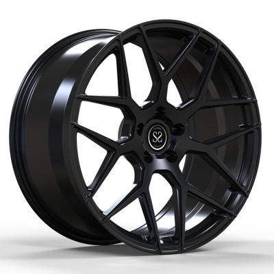 Chine Jantes Forgées Monoblok Staggered 19X10 et 19x12 Noir Satiné Pour Camaro à vendre