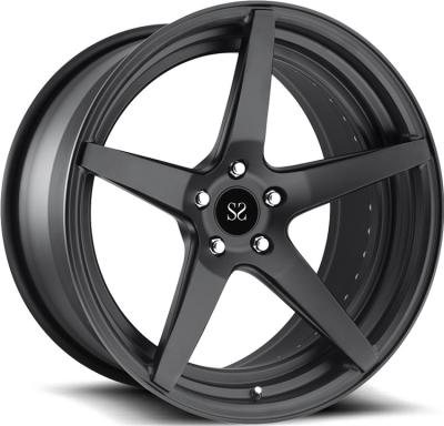 China Monoblock Concave 1 Piece Forged Aluminum Alloy Wheels Rim Thin Spoke Light Weight for sale