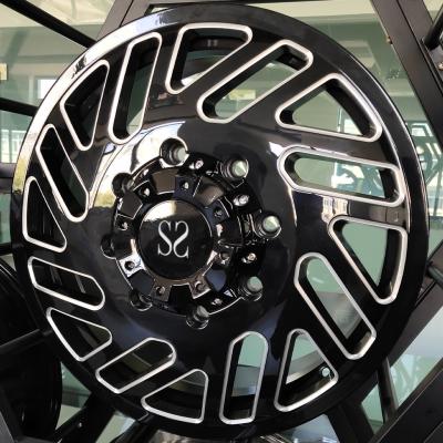 China A roda resistente feita sob encomenda da liga 1-PC orlara 20 o caminhão da carcaça da polegada 20x8.25 8x6.5 8x200 8x210 à venda