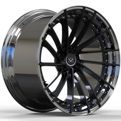 China Mercedes Benz-GLC 2 de stukken Gesmede Randen van Wielen20inch Rotatie Gestapte Lippen Te koop