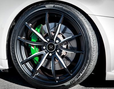 China Monoblock 1 Piece Forged Rims Wheels For Mustang Gt 19inch Concave Dark Bronze for sale