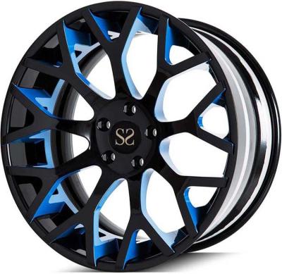 중국 6064 - T6 SAE J2530의 안출된 불순물 림 20이 조금씩 움직인 맞춘 해설 검정색 3PC 판매용