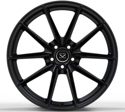 중국 18X10.5 1 부분 단조 휠은 검은 깊은 오목한 커스텀 카 림을 마테 판매용