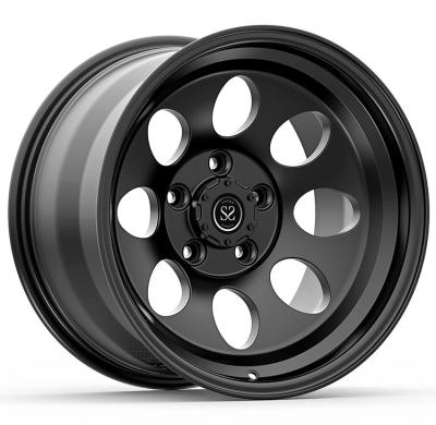 China Custom 1PC Forged Aluminum Alloy Rims 17x10 5x127 Satin Black With Lip For Jeep Gladiator for sale
