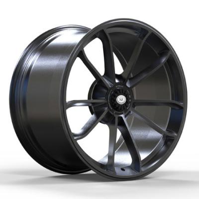 China Bloqueio Central Custom Forjado Monoblock Jantes Rodas Para Porsche escovado preto 21x11 " à venda