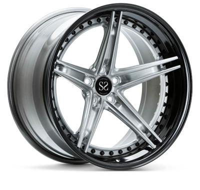 China 19x8.5 And 19x9.5 Custom Forged 3PC Rim For Mercedes-Benz C-Class AMG C 63 S Br205 for sale