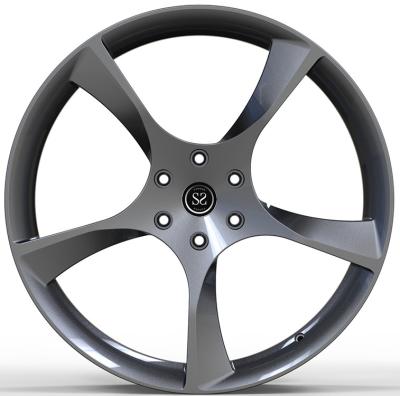 Cina Fabbricazione su misura 2PC Rims Mk7.5 19x8.5 Gloss Gun Metal Machined Face in vendita