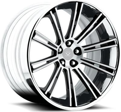 中国 ベンツSLSクラスブラックマシンフェイス18 19 20 21 22インチ2PC鍛造合金カスタムホイール 販売のため