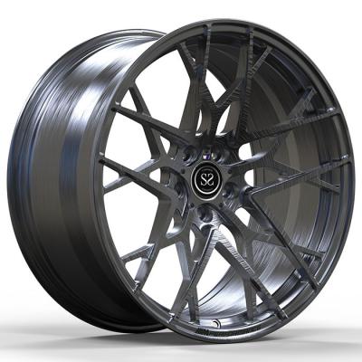 Chine BMW M3 Touring 2023 Staggered 20x10.5  And 21x11.5 Black Face Forged Rims à vendre