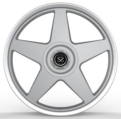 中国 21×10 ET25 ビッグキャップ マット シルバー オーディ Q6 2021 2022 向け オーダーメイド 鍛造 輪 販売のため