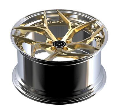 Cina Classe S E63s W213 21x9.5 e 21x11 Cerniere in oro lucidato su misura in vendita