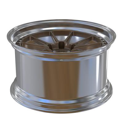 Κίνα Audi S7 2019 19x8.5 5x112 ET25 Προσαρμοσμένα 2-PC σφυρηλατημένα ελαστικά ρυθμιστικά στυλ Matt Broze Disc και γυαλισμένο χείλος προς πώληση