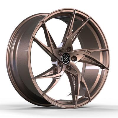 Chine 9.5Jx20 et 10.5Jx20 personnalisé Satin Bronze 2-PC Jambes Pour BMW M2 2016 année à vendre