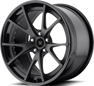 China Barril negro para ruedas BMW X3m 22 pulgadas 2-PC Forjado de aleación de llantas personalizadas en venta