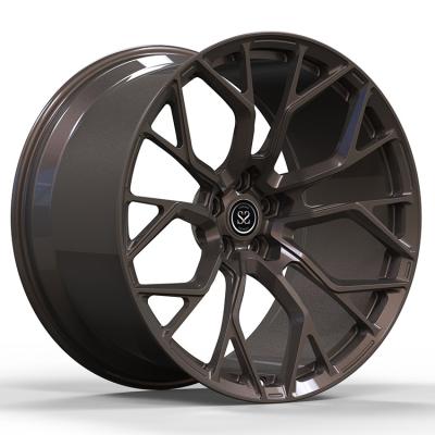 China Range Rover 2023 Vogue 23x11 Custom Forged 1-PC Rims Satin Bronze for sale