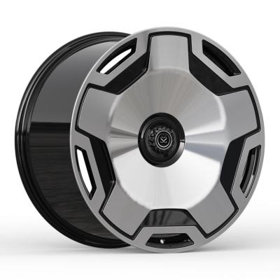 Chine Taille découpée 9.5X22 11.5X22 Monobloc roues forgées pour Mercedes Benz GlS 600 noir brillant à vendre
