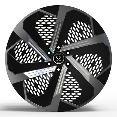 Cina Cadillac Escalade 2016 22x9.5 1 pezzo ruote forgiate lucente nero Specchi meccanici in vendita