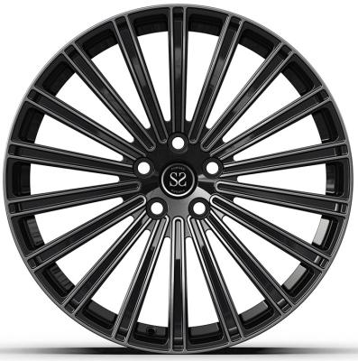 中国 23×11.5 グランスブラック 機械用スピーク 2011年Gワゴン用の1PC鍛造車輪 販売のため