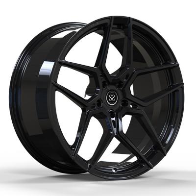 Chine 21x9.0 21x10 5x120 roues forgées noir brillant pour Tesla modèle X à vendre