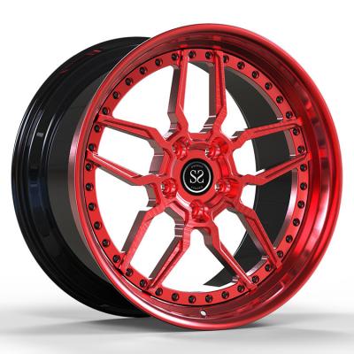 Китай 19x10 ET25/19x12ET20/5x114.3/60.1 2 штук кованых колес на заказ Красный диск для Toyota Supra продается