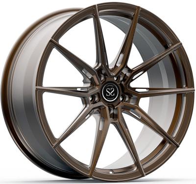 R8 2010 Spyder V10 Bronzen gepolijste gesmeed velgen van 20x9 en 11