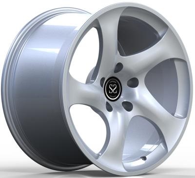 China Ruedas forjadas de plata brillante de 20x9 y 20x10 de 1 pieza para Porsche Macan S 2017-2022 en venta