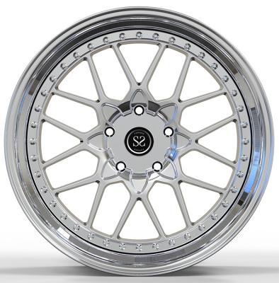 中国 20×10.5ET+70/21×12.5E+27 5×4.75/70.1 3PCクロムリーム C5コルベット用 販売のため