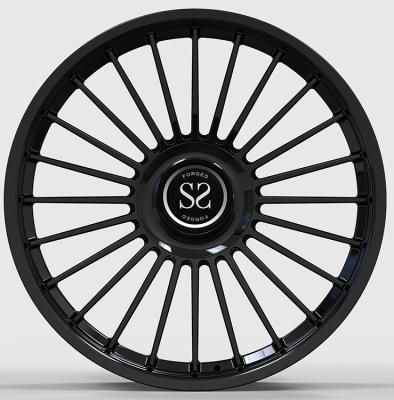 중국 롤스로이스 커스텀 1 조각 바퀴 반짝이는 검은색 20" 21" 22" 23" 24" 판매용