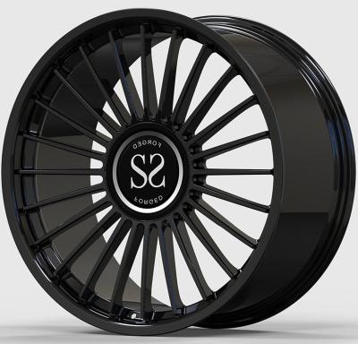 중국 롤스로이스 커스텀 1 조각 바퀴 반짝이는 검은색 20" 21" 22" 23" 24" 판매용