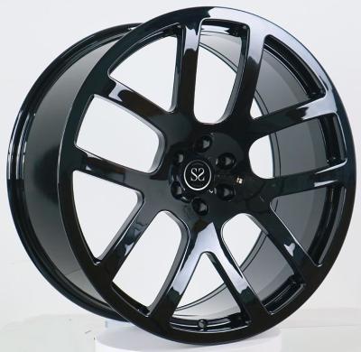 China Toyota LC300 rodas forjadas personalizadas Brilho preto 18x9 ET+25 PCD 6x139.7 CB 95.1 à venda