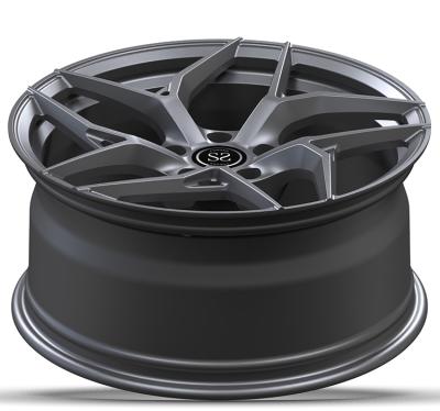 중국 테슬라 모델 S 플레이드 커스텀 1PC 위조 반지 21x10 및 22x11 사틴 총금속 판매용