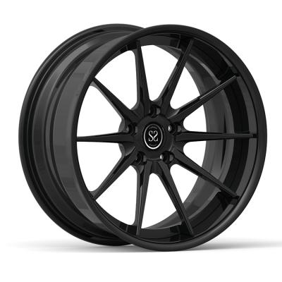 China 18x9 And 18x10 Satin Black Custom 2-PC Rims Diameter 17/18/19/20/21/22/23/24 For Ford Mustang Shelby GT500 Eleanor 1968 for sale