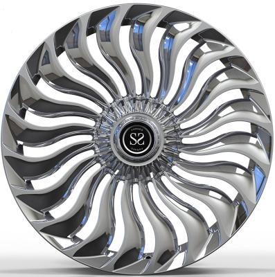 중국 S500 W222 크롬 커스텀 1PC 가조 바퀴 20x8.5J 판매용
