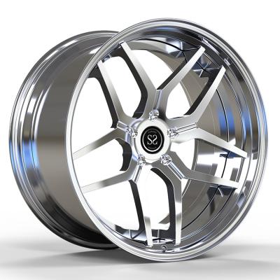 Китай BMW M3 G80 Хромированные кованые диски 2 части 21x10.5 и 21x11.5 продается