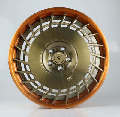 중국 맞춤형 2피스 단조 휠 17-24인치 범용 장착 판매용