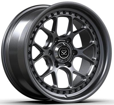China 6x139.7 20x8.0 Custom Forged 1-PC Rims Satin Grey for sale
