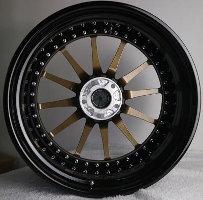 Cina 18x9.5ET36/19x11ET67/5x120.65 /70.3 Cerniere a 2 PC forgiati su misura per Corvette C6 in vendita