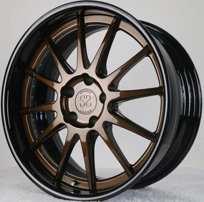 Cina 18x9.5ET36/19x11ET67/5x120.65 /70.3 Cerniere a 2 PC forgiati su misura per Corvette C6 in vendita