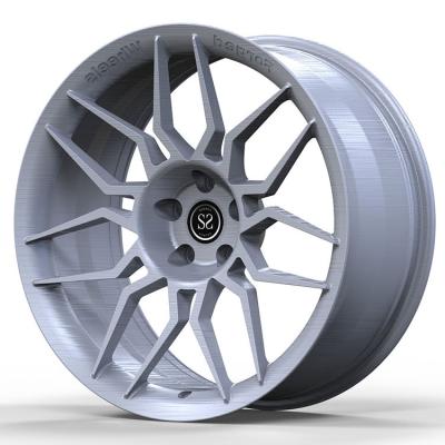 China Custom Matt Silver Forged Monoblock Rims 19x11 19x9 5x114.3 For Nissan 350z for sale