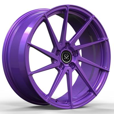 China Audi TT 19x9.5 Purple Custom 1-PC Forged Rims for sale
