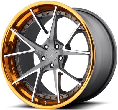 China Matt Grey Face 3PC forjó el labio pulido de oro 21x9.0 y 21x12 de los bordes en venta