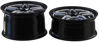 China 8.5Jx21 ET30 1 Piece Forged Monoblock Rims Gloss Milling Windows For Audi A7 48K for sale