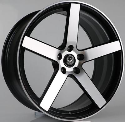 China Ford GT500 21 and 22 Black Diamond Cutting Face 1-PC Forged Wheels for sale