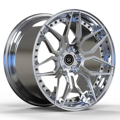 China Chrome 2 Piece Forged Wheels 21