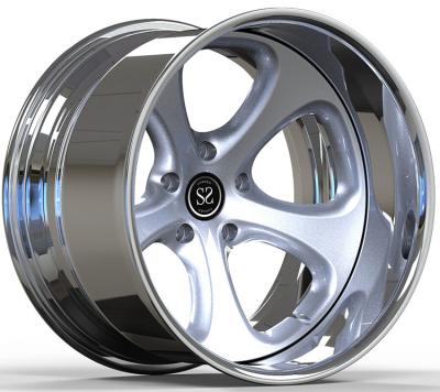 China BMW E92 M3 19x9.5 and 19x12 Negative ET 2 Piece Forged Wheels for sale