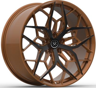 China 22X10 Bronze Black Custom 1-PC Forged Rims for Benz S-class w222 for sale
