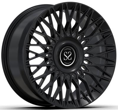 China 22x10.5 Satin Black Custom 1-PC Forged Rims for 2016 GLS Amg 63 for sale
