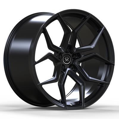 China Mercedes SLR 2008 Custom 1-PC Forged Rims Satin Black 20 and 21 inches for sale