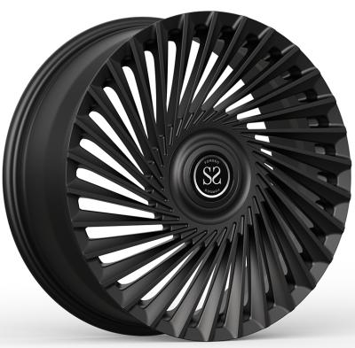 China Mercedes-Benz v class bus 18x7.5 Satin Black Custom 1-PC Forged Rims for sale