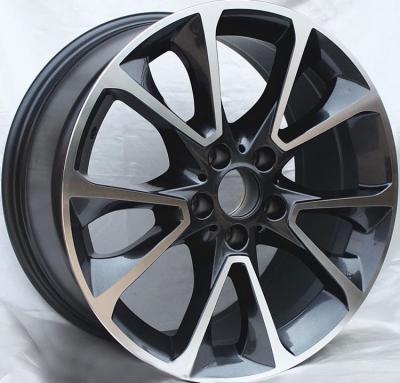 China Car Rims Made Of 6061-T6 Aluminum Alloy  With 5x120 For BMW X5/ Black Mahcined 18 Inch Alloy RIms Produced On SAJ J2530 for sale